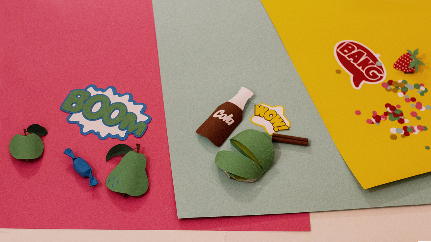 Haribo Comix - Nica Herrmann - Stop Motion, Set Design & Papercraft